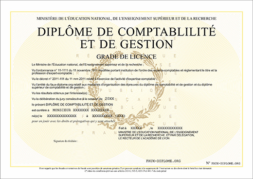 Diplôme de Comptabilité et de Gestion (LICENCE DCG)